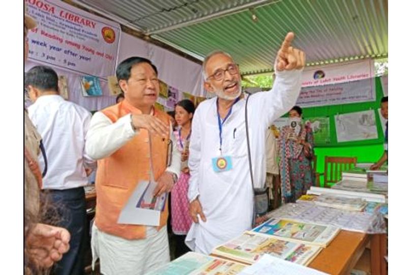 A book exhibition was organised by the NBT